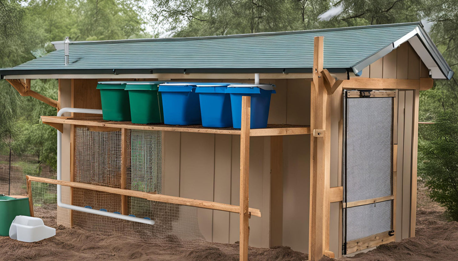 Sustainable Poultry Hydration: Designing and Installing a Rainwater Sy ...